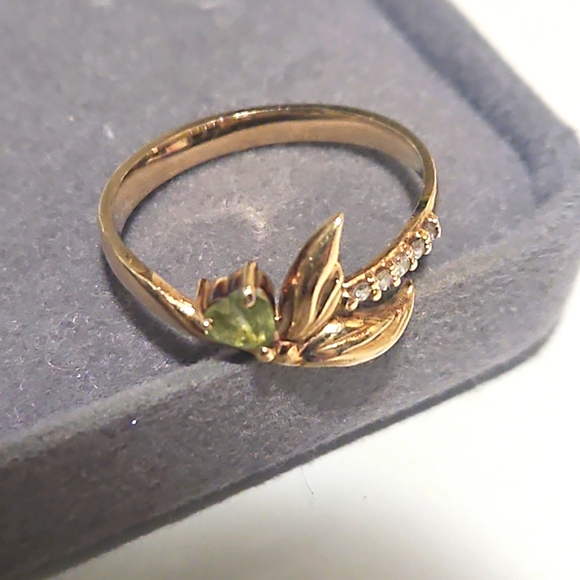 gold | Jewelry | Peridot Ring | Poshmark